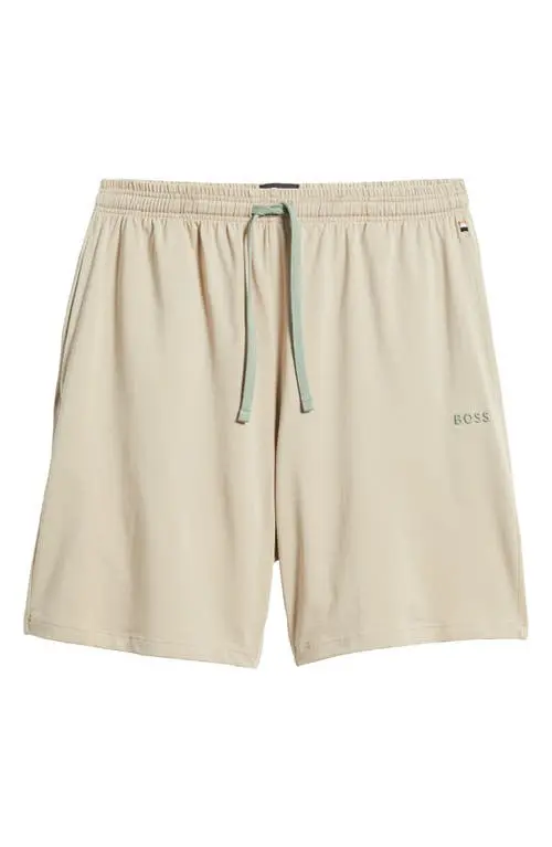 BOSS Mix Match Pajama Shorts - Light Beige