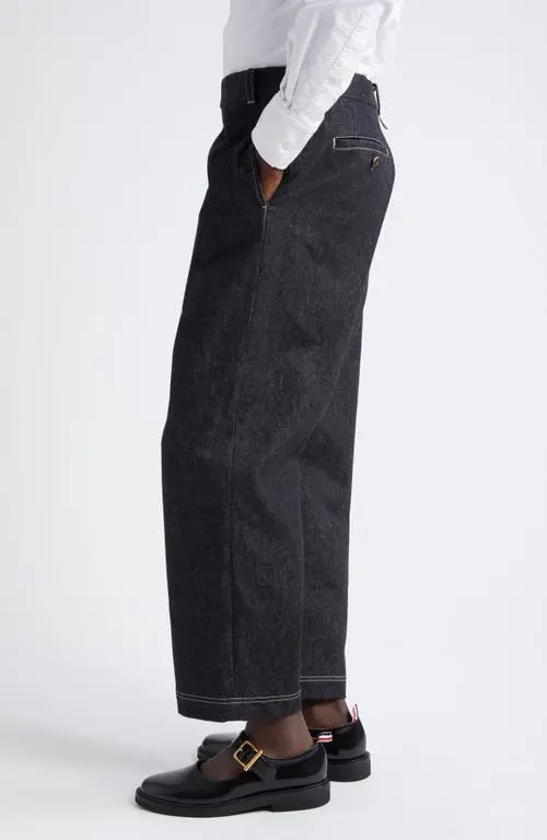 Thom Browne Unconstructed Straight-leg Jeans