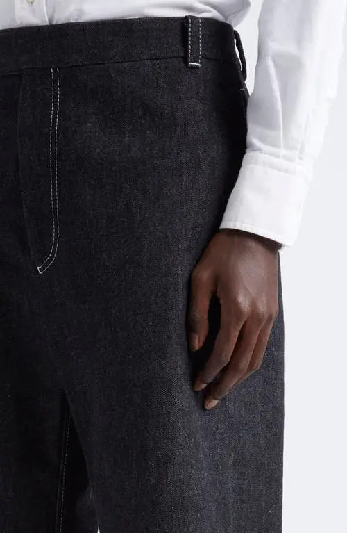 Thom Browne Unconstructed Straight-leg Jeans