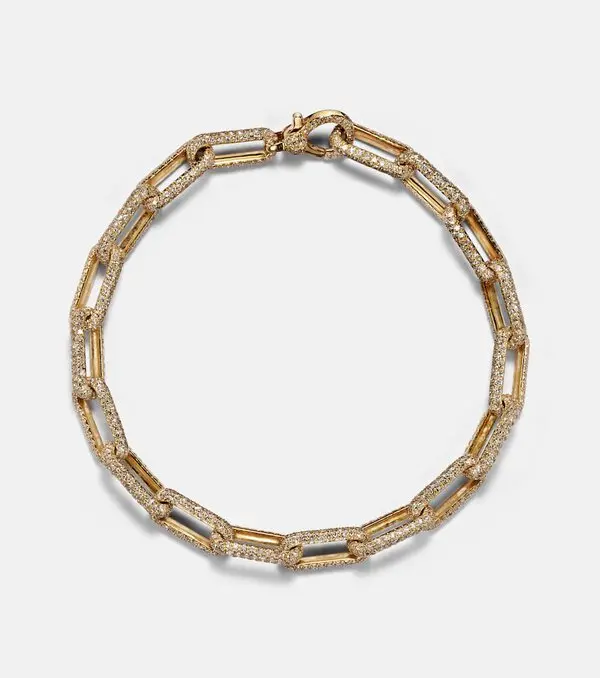 Shay Jewelry 18kt Yellow Diamond Chain Bracelet - Gold