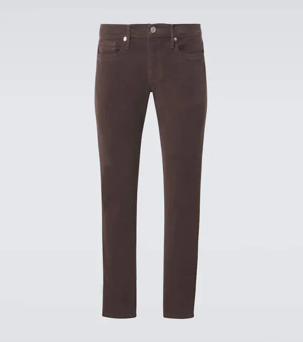 FRAME Mid-rise Slim Pants