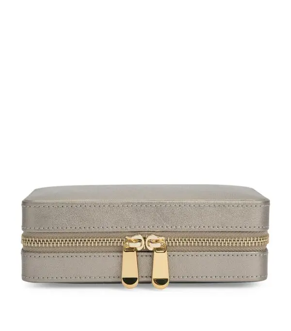 Wolf Leather Palermo Jewellery Case - Neutral