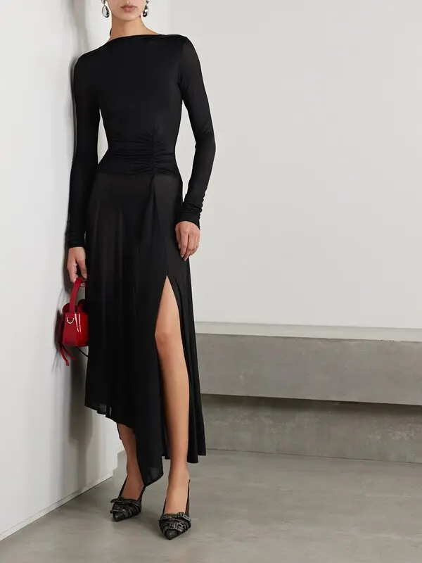 Acne Studios Ruched Maxi Dress