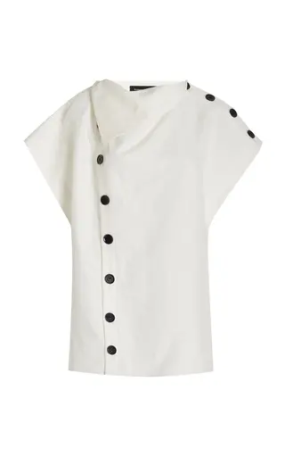 Proenza Schouler Zion Grommet-embellished Top