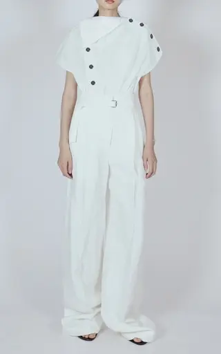 Proenza Schouler Zion Grommet-embellished Top