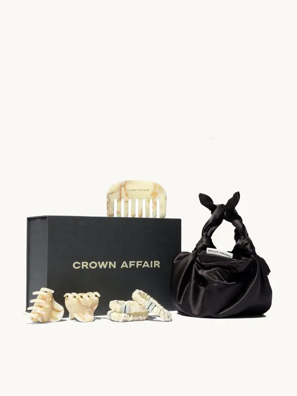 CROWN AFFAIR Holiday Hair Set - One-color