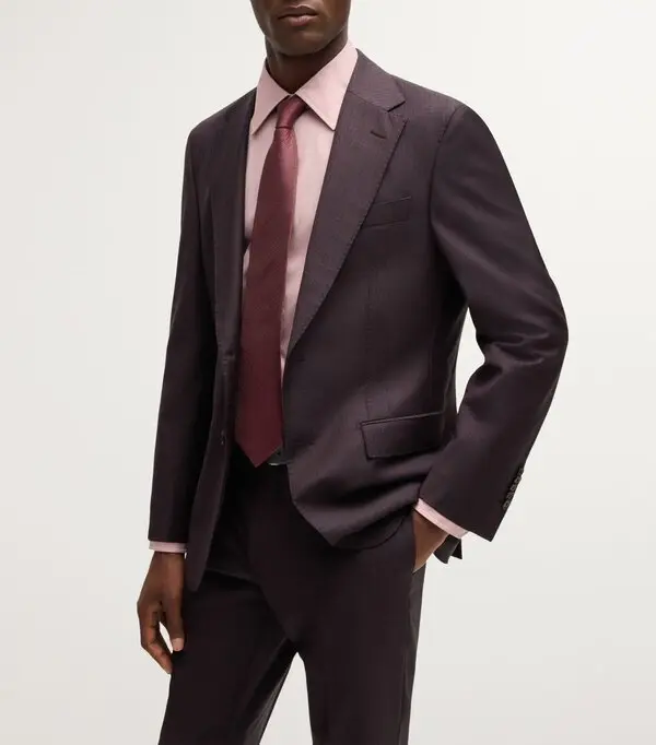 BOSS Italian Silk Chevron Tie