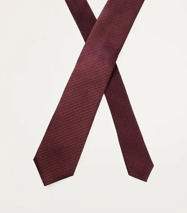BOSS Italian Silk Chevron Tie