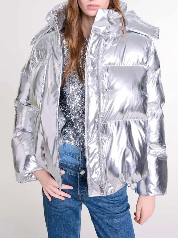 Maje Hooded Puffer Jacket