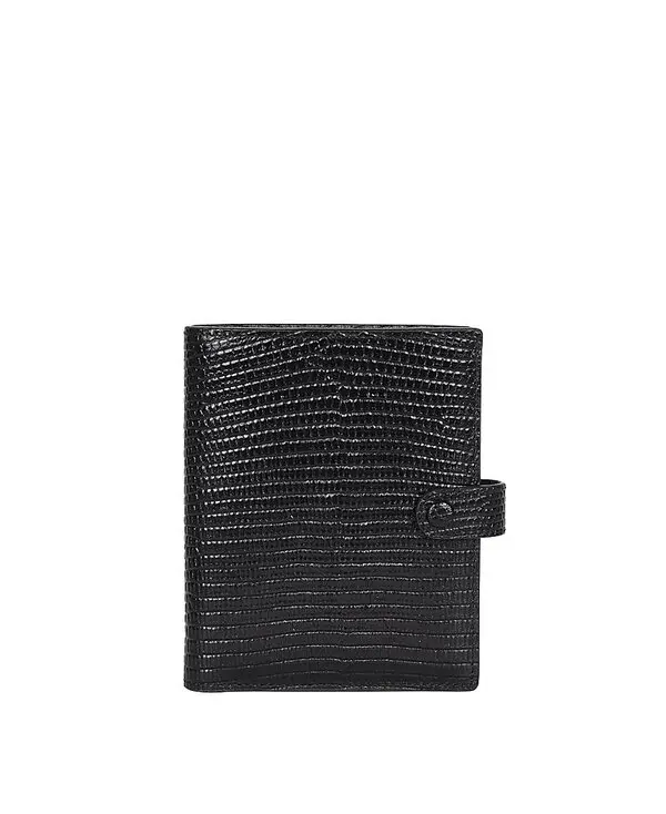 HYER GOODS Traveler's Wallet With Coin Pocket - Cognac Check