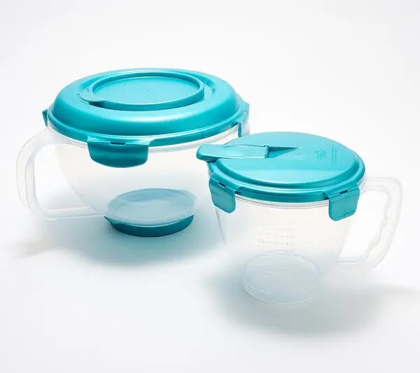 LOCKNLOCK 2-piece Small & Large Measuring Cups W/ Handles - One-color