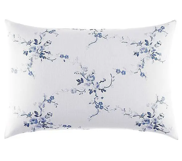 Laura Ashley Charlotte China Blue 14' X 20' Bre Kfast Pillow - One-color