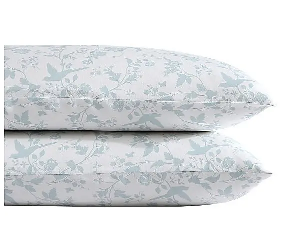 Laura Ashley Garden Palace Blue Standard Sham Pillowcase - One-color