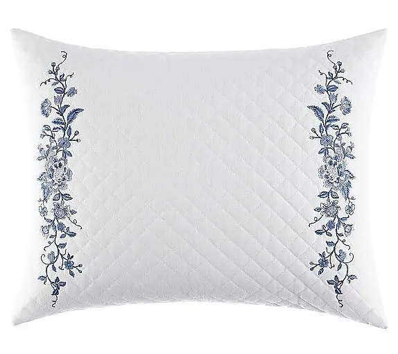 Laura Ashley Charlotte China Blue 16' X 20' Bre Kfast Pillow - One-color