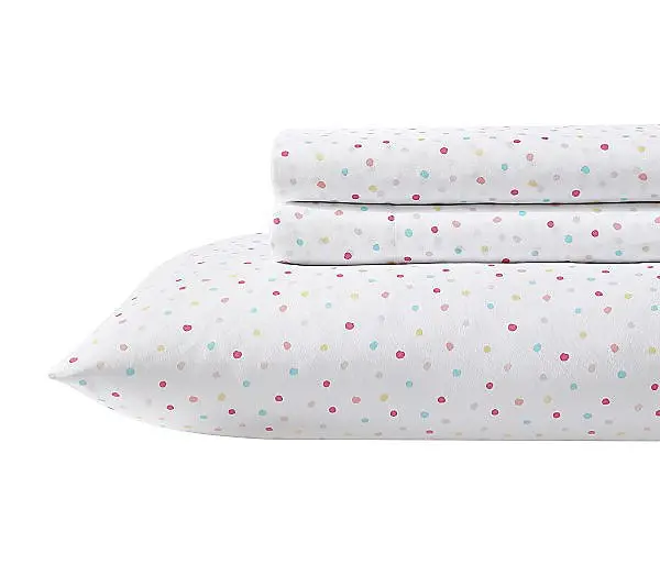 Laura Ashley Confetti Pink Full Sheet Set - One-color