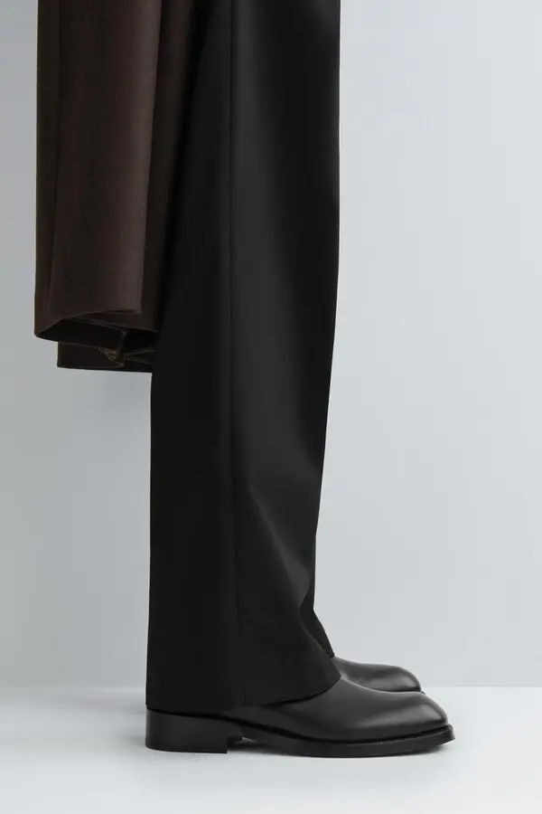 Cos Square-toe Leather Chelsea Boots