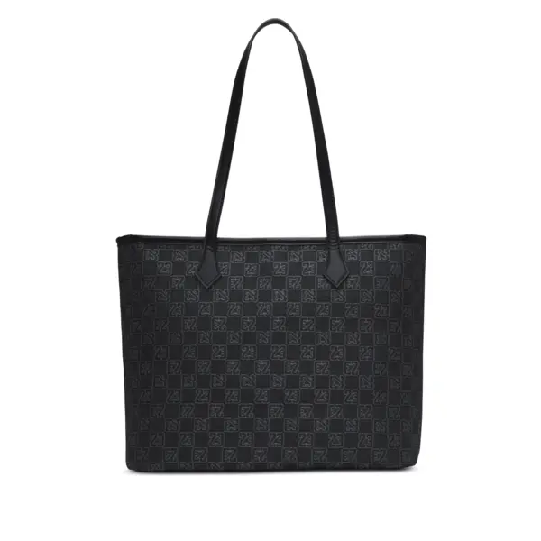 Jordan Monogram Tote Bag - Black | Editorialist