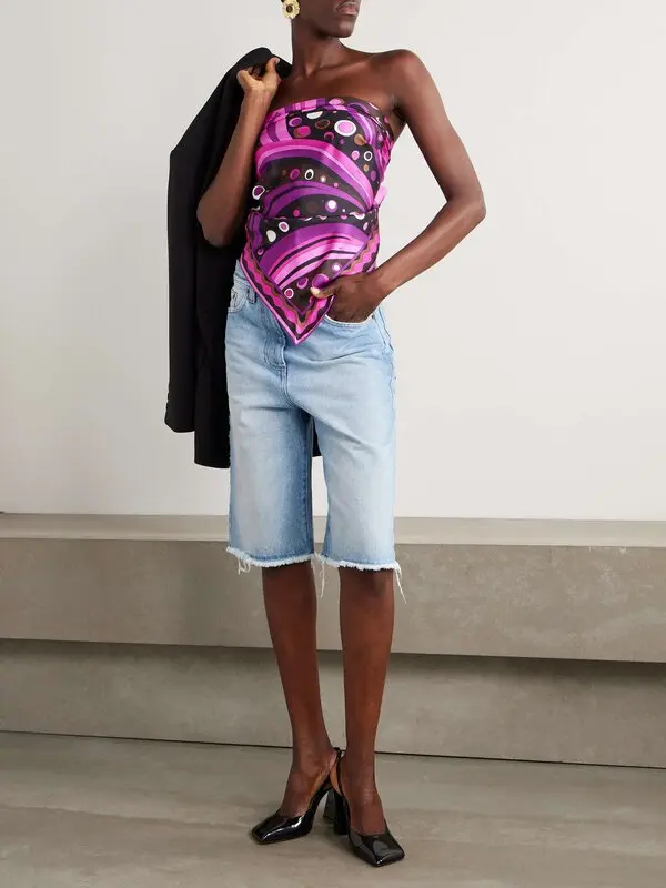 Emilio Pucci Printed Silk-twill Scarf