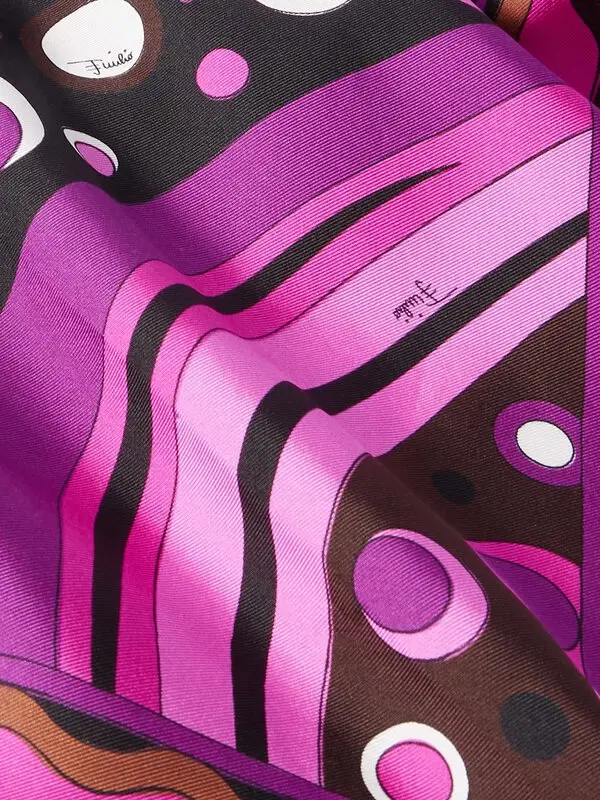 Emilio Pucci Printed Silk-twill Scarf