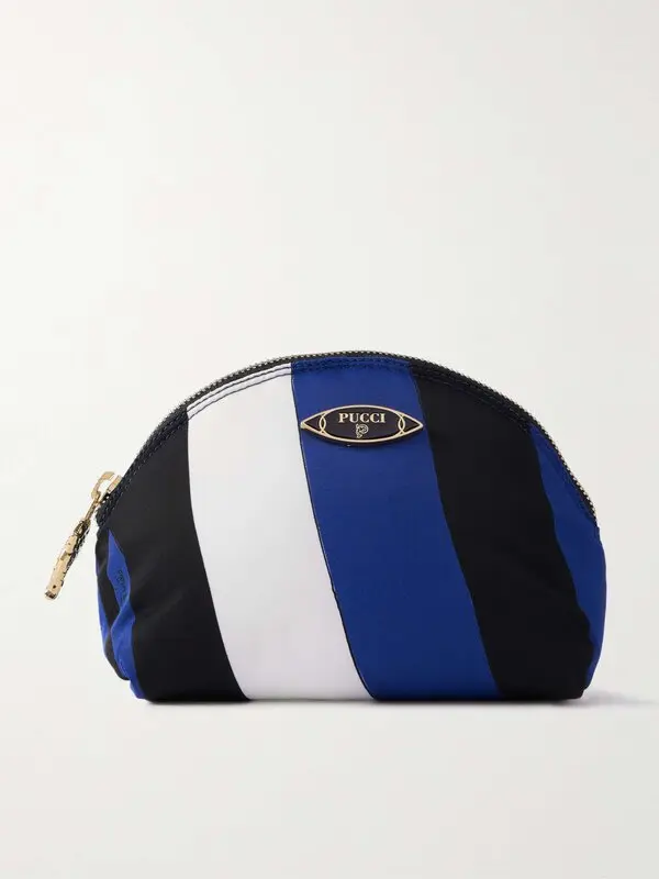 Emilio Pucci Yummy Printed Twill Cosmetics Case