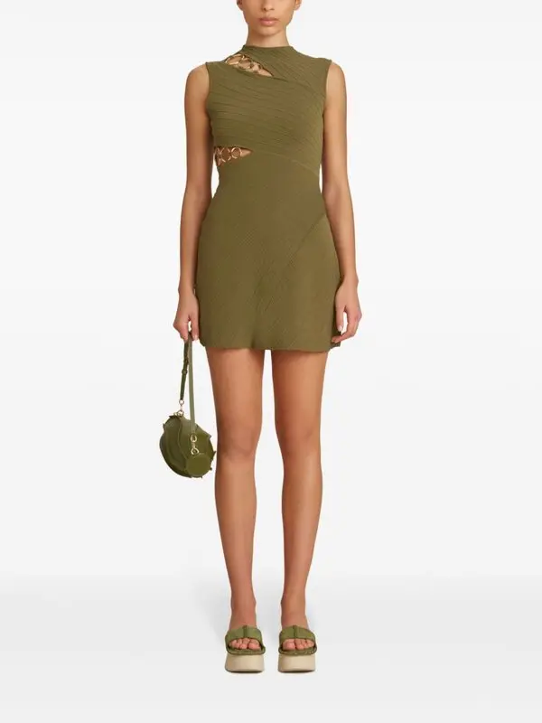 Cult Gaia Dimetria Mini Dress - Green | Editorialist