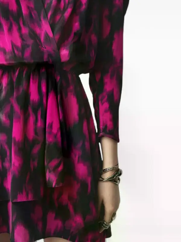 Zadig&Voltaire Rogers Silk Mini Dress - Pink