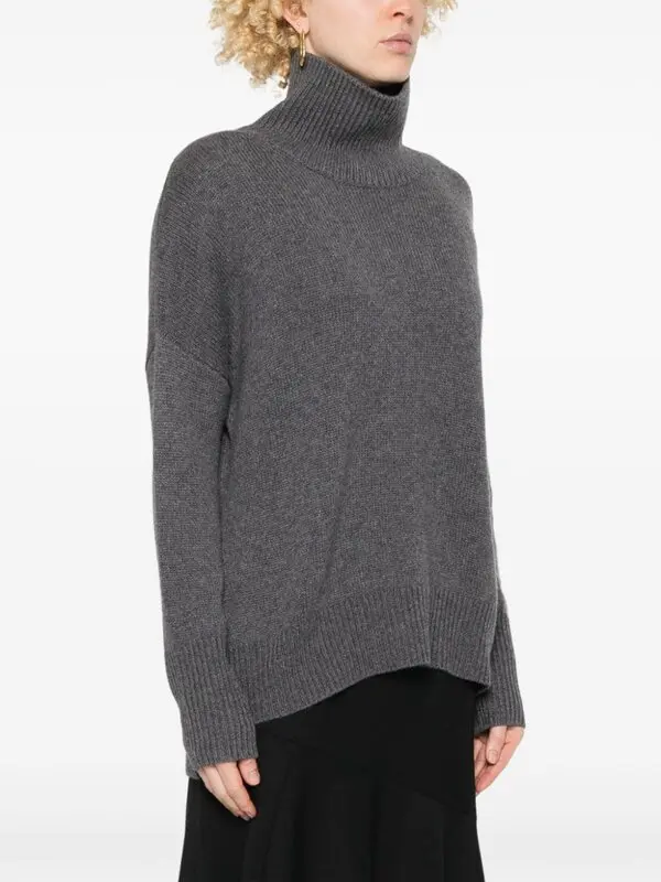 LISA YANG Heidi Cashmere Sweater - Grey
