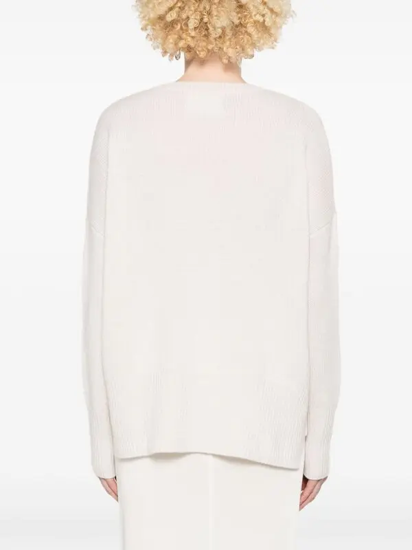LISA YANG Mila Cashmere Sweater - Neutrals