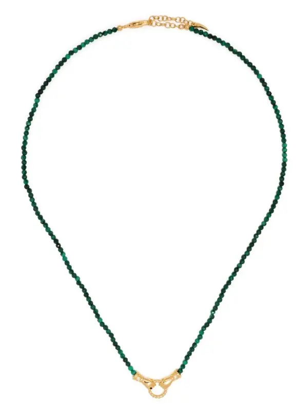 MISSOMA X Harris Reed In Good Hands Beaded Necklace - Green