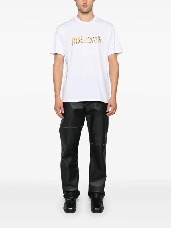 Just Cavalli Logo-print T-shirt - White