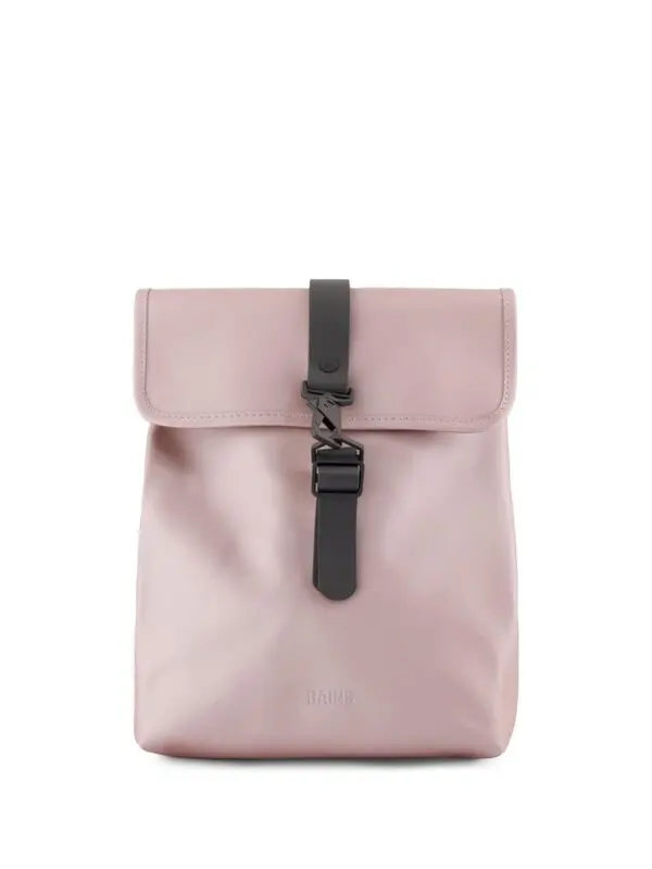 rains pink backpack Rucksack W3  Jetset Gear cut from Rains signature PU coated fabric Rains PUFFED BACKPACK MINI W3