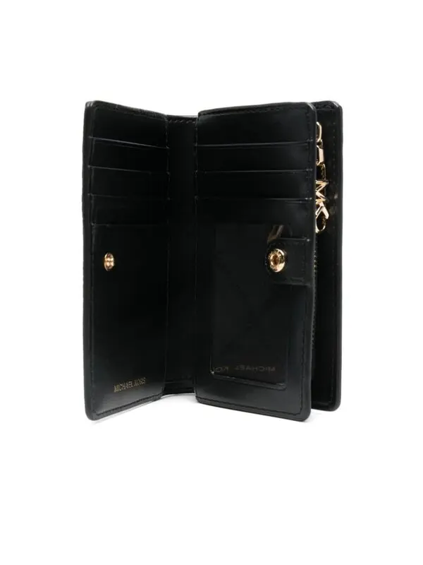 Michael Kors Medium Pebbled Leather Wallet - Black