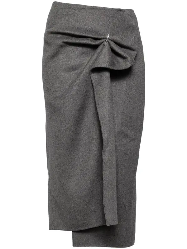 JNBY Asymmetric Draped Skirt