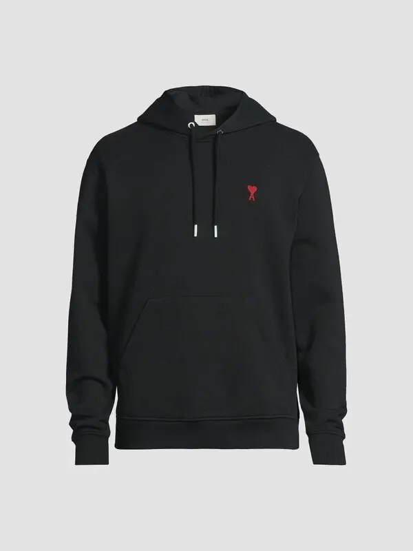 AMI Paris De Coeur Cotton Hoodie