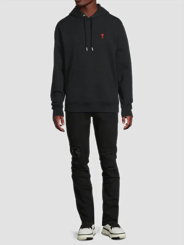 AMI Paris De Coeur Cotton Hoodie