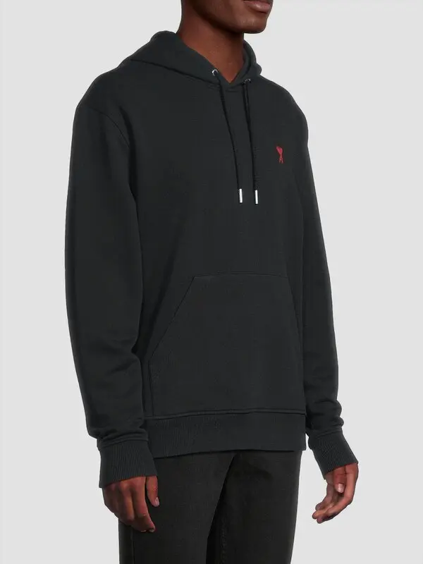 AMI Paris De Coeur Cotton Hoodie