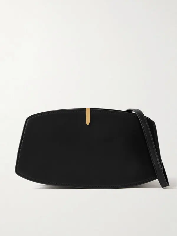 Savette Florence Leather Shoulder Bag - Black