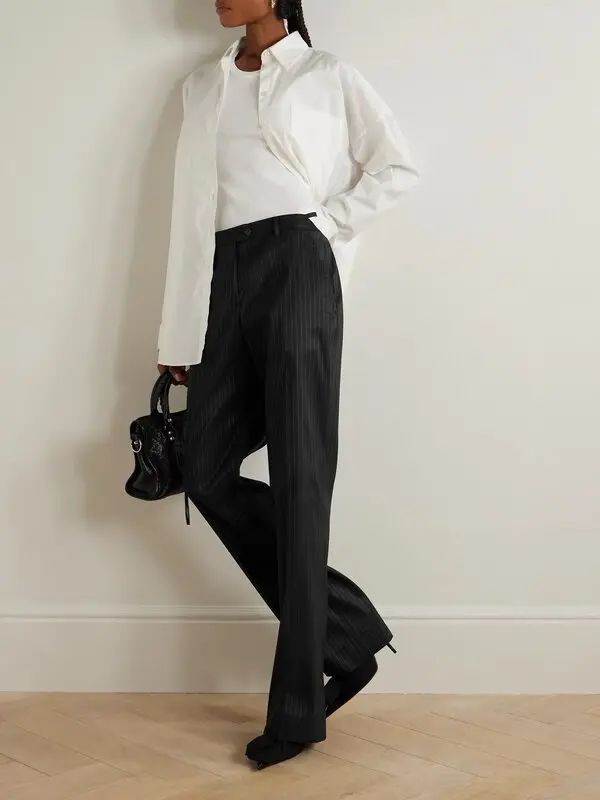 Acne Studios Pinstriped Taffeta Pants