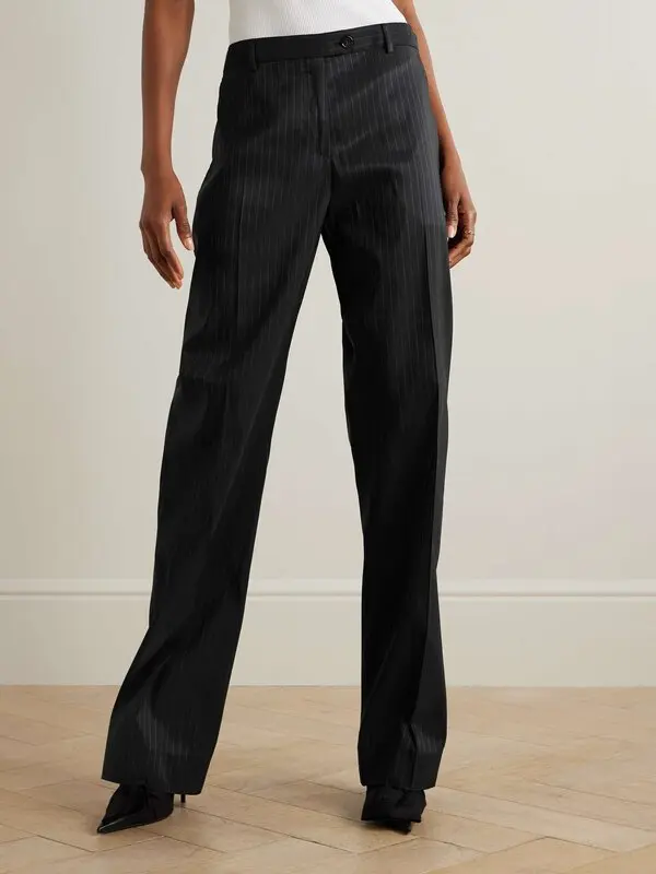 Acne Studios Pinstriped Taffeta Pants