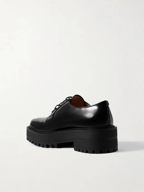 GIANVITO ROSSI Smart 20 Patent-leather Brogues