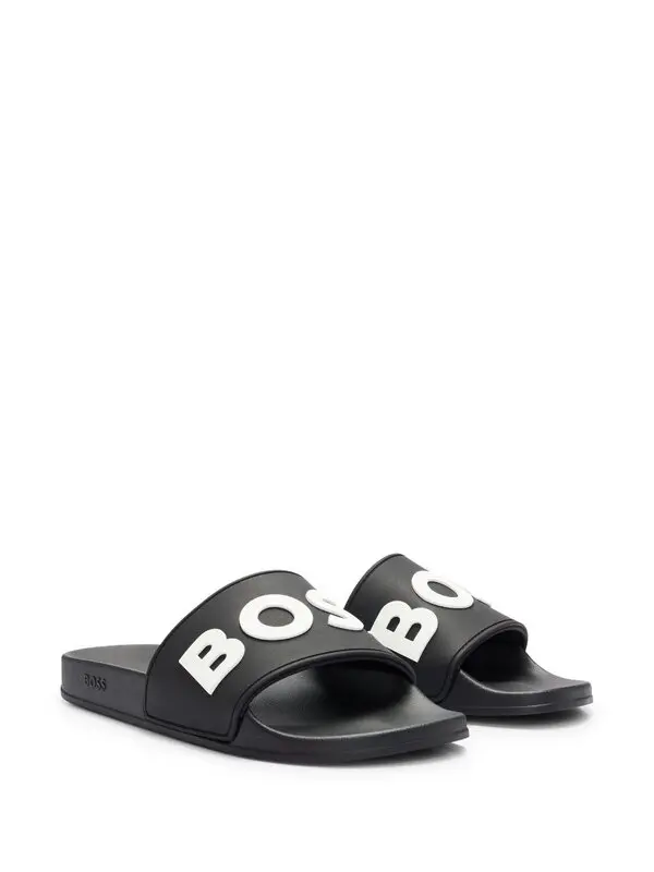 BOSS Logo Open-toe Slides