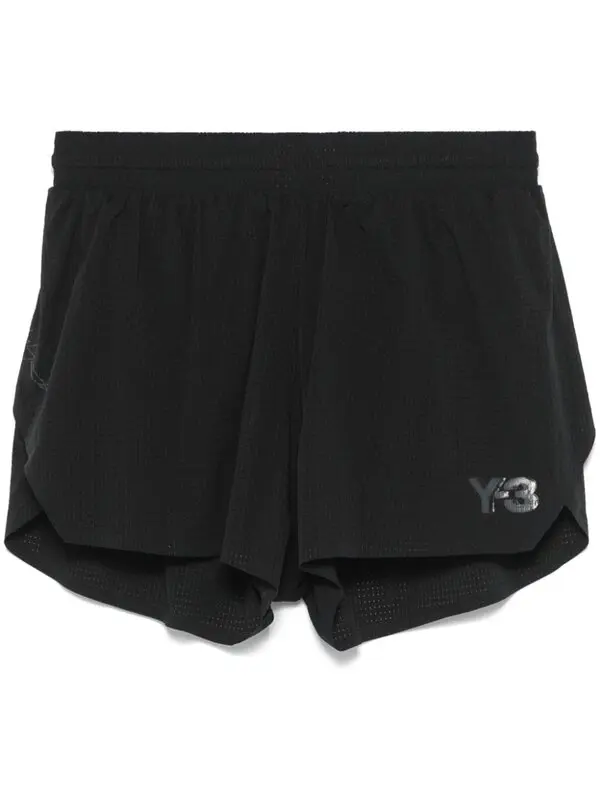 Y3 Logo-print Running Shorts