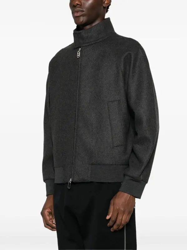 Fendi Felted Bomber Jacket