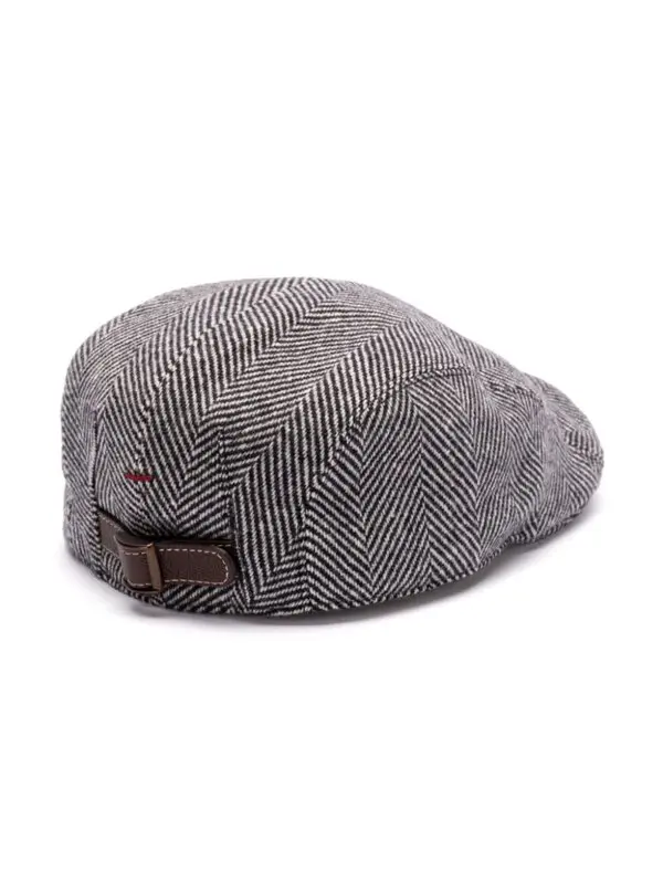 Brunello Cucinelli Light Gray Wool Beret Wool beret in grey - Brunello Cucinelli | Mytheresa main image 4