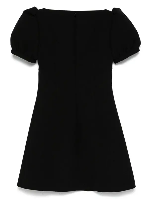 Vivetta Lace-trim Mini Dress - Black