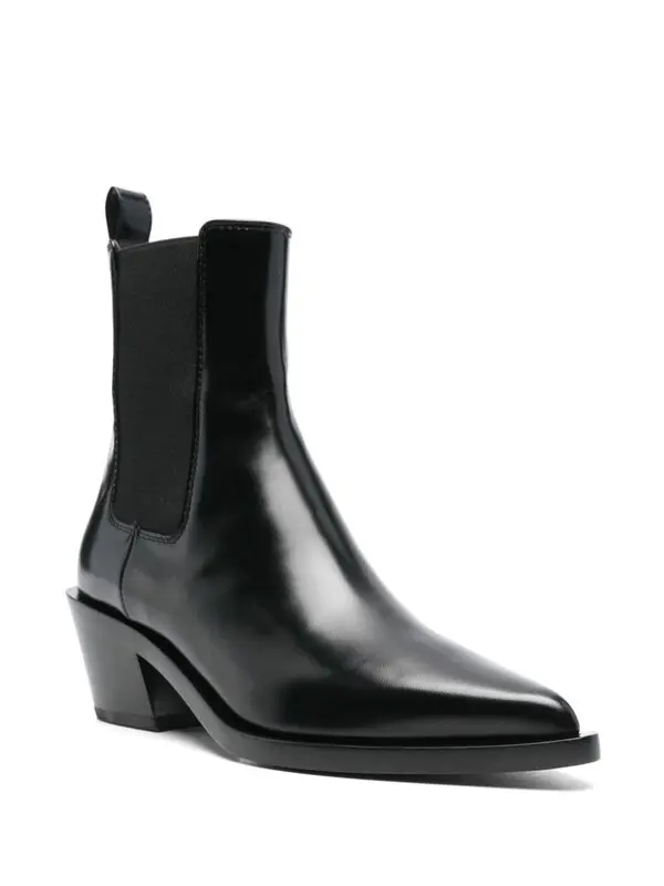 GIANVITO ROSSI 45mm Wylie Chelsea Boots - Black