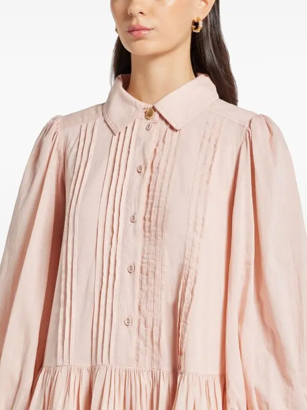 aje helena maxi dress Aje Helena Cotton Dress In Pink - 72% Off