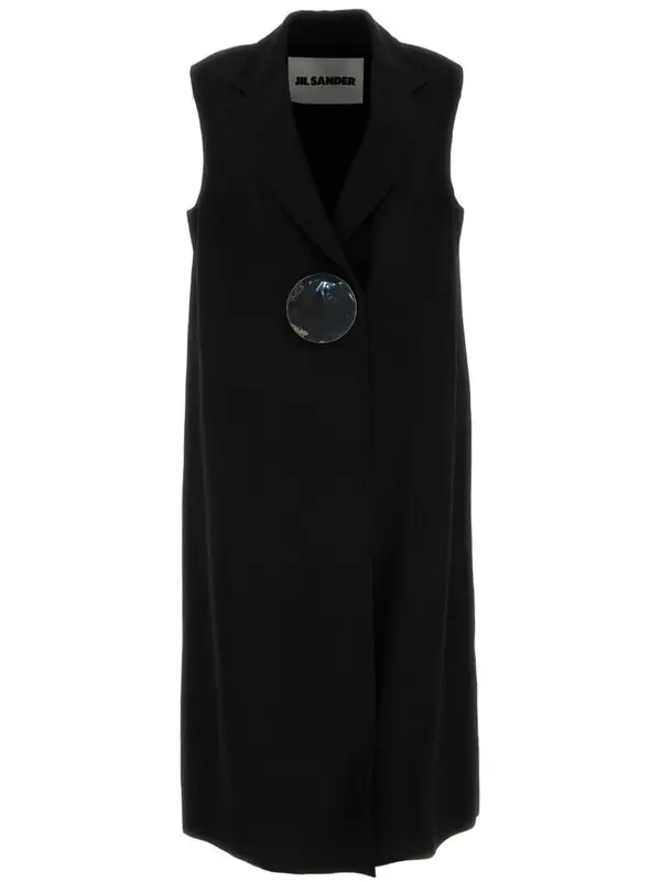 JIL SANDER Tailored Crepe Gilet