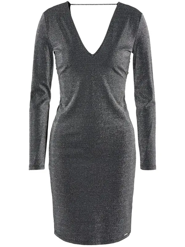 Armani Exchange Open-back Mini Dress