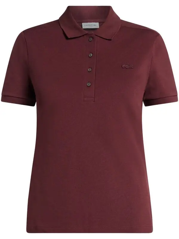 Lacoste Piqué-weave Polo Shirt - Red